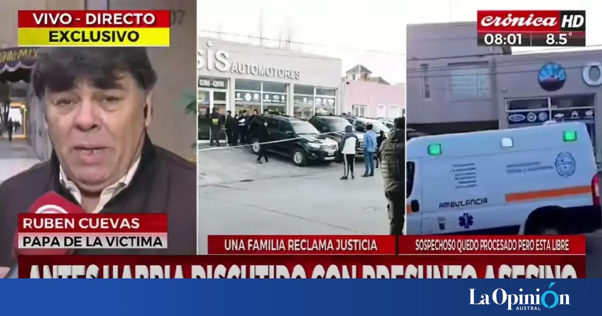 Crimen de Franco Cuevas en la concesionaria de Roberto Neil: “A mi hijo lo mataron de 4 disparos ...