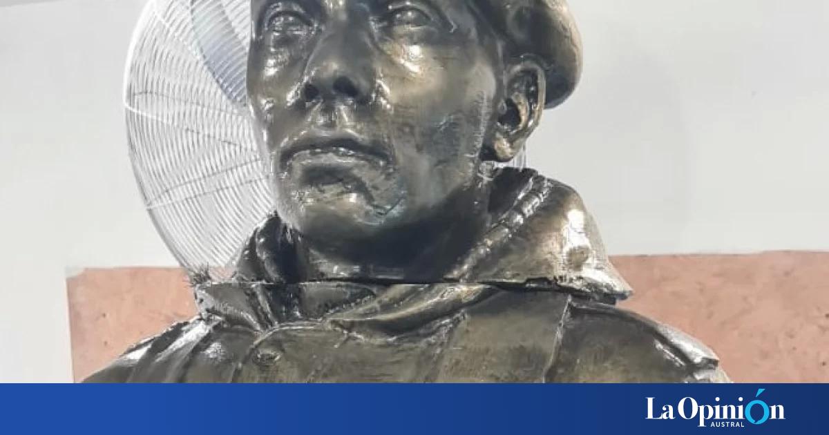 Inauguran la estatua del soldado José Honorio Ortega: “Estoy muy feliz ...