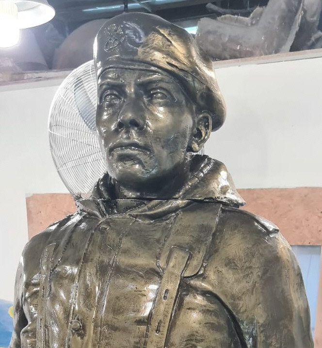 Inauguran la estatua del soldado José Honorio Ortega: “Estoy muy feliz ...