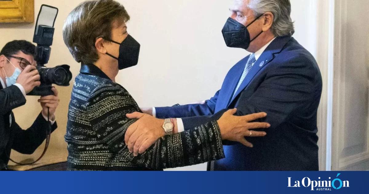 Alberto Fernández, cara a cara con Kristalina Georgieva en Nueva York ...