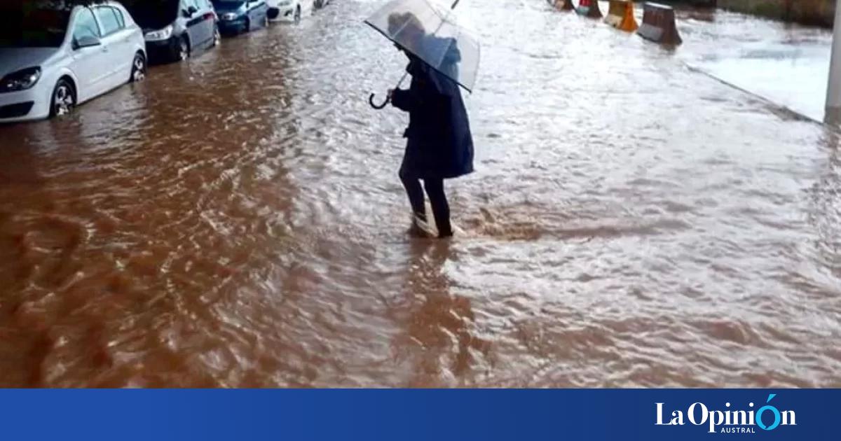 Alerta roja por intensas lluvia en la Patagonia | La Opinón Austral