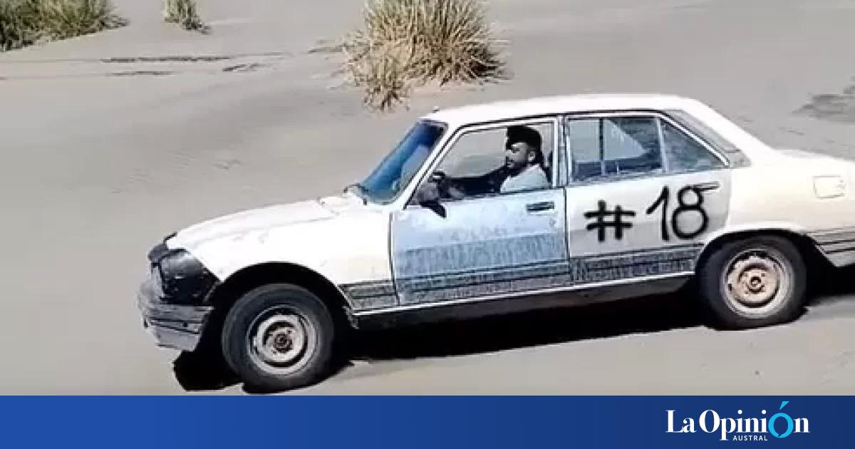 Video. En un Peugeot 504 recorrió las dunas de Pinamar y sorprendió a ...