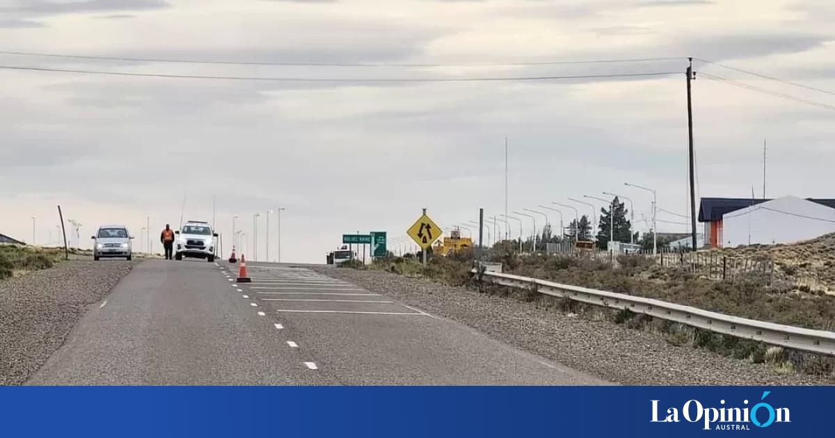 Continúan con tareas de demarcación sobre Ruta 43 | La Opinón Austral