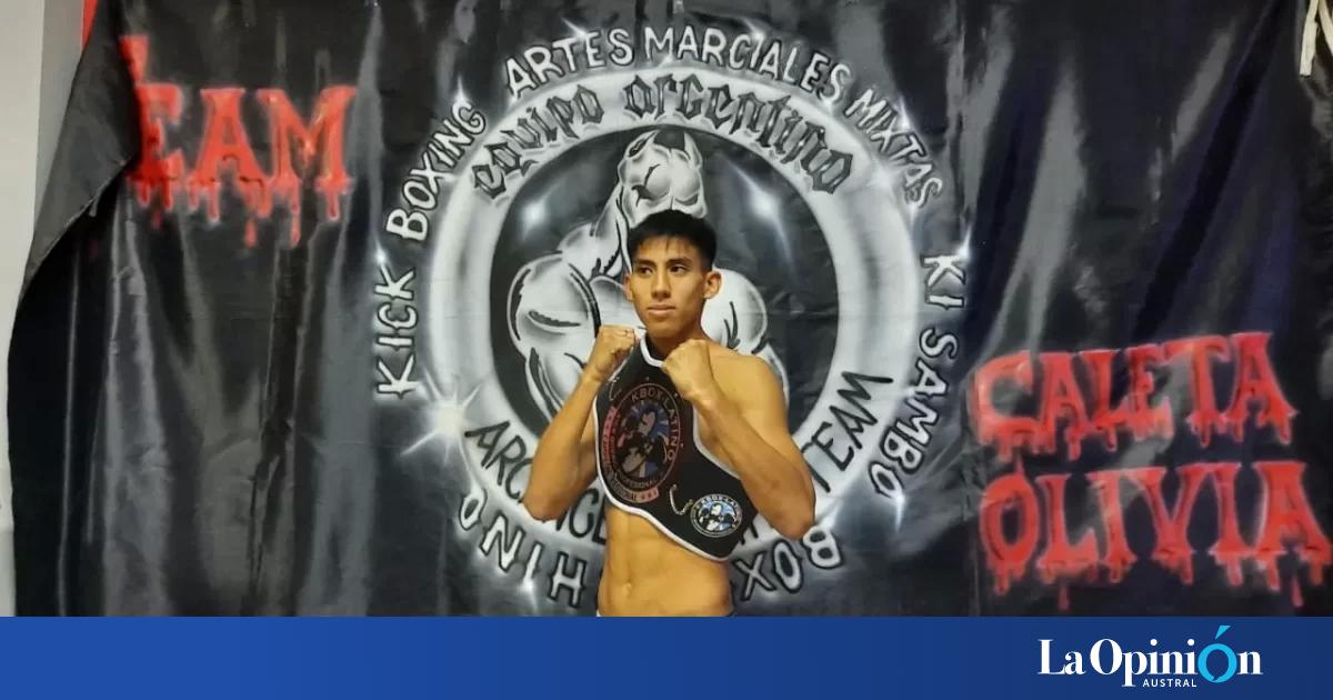 Caleta Olivia tiene un campeón patagónico y se trata del kickboxer Ivan ...