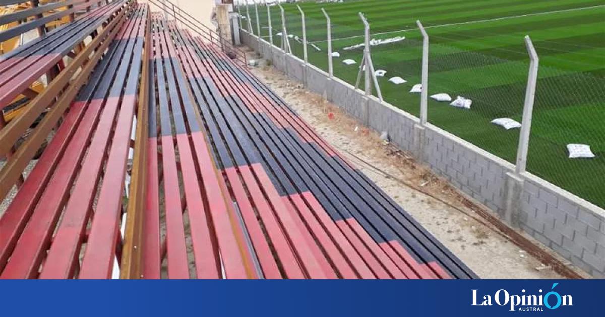 La cancha de Independiente luce impecable | La Opinión Austral