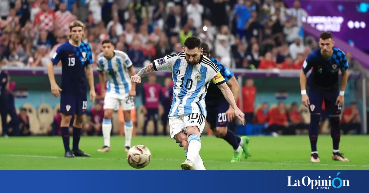 El Penal A Julián Álvarez Y El Gol De Lionel Messi Para El 1 A 0 Contra