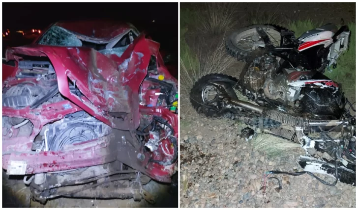 Un Joven Motociclista Murió En Brutal Choque Frontal Contra Un Auto En