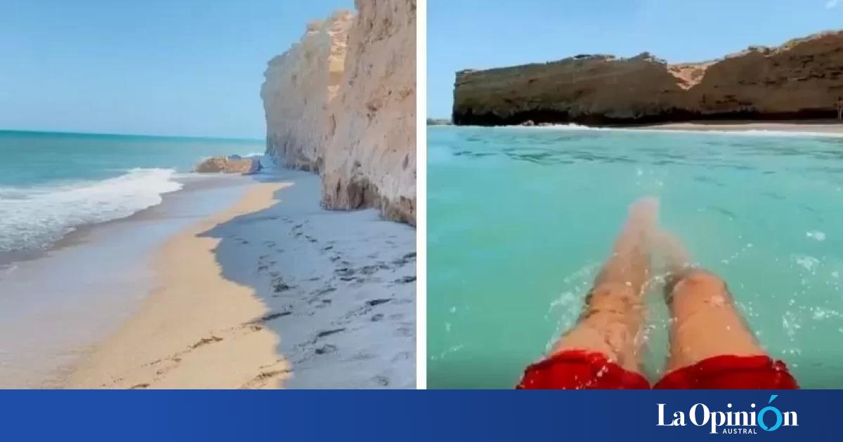 Vacaciones 2023: dónde queda “Luna Roja”, la impresionante playa argentina de aguas turquesas ...