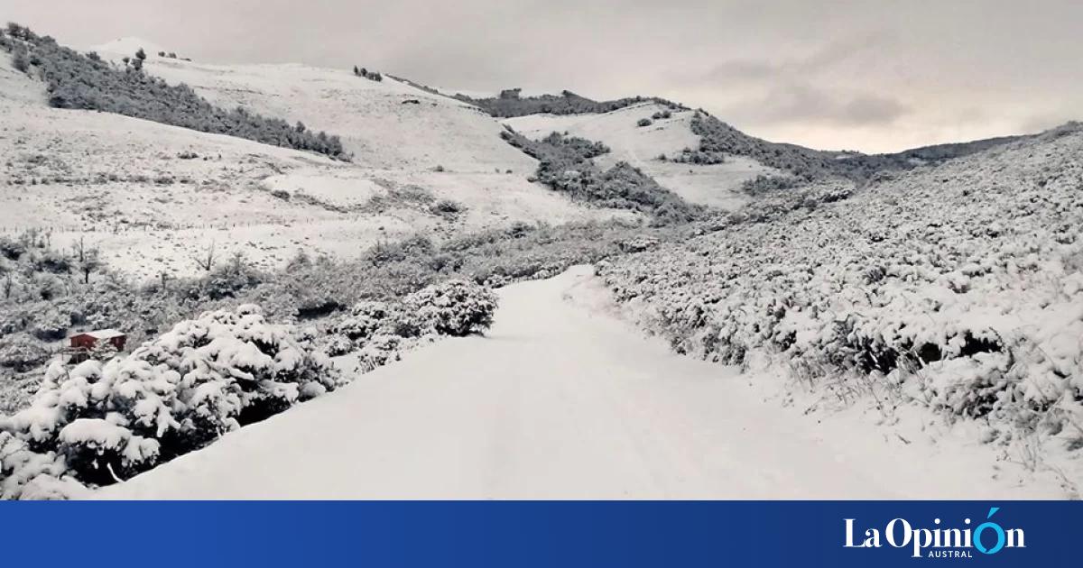 Cae nieve en la zona cordillerana de Santa Cruz, Río Negro y Neuquén ...