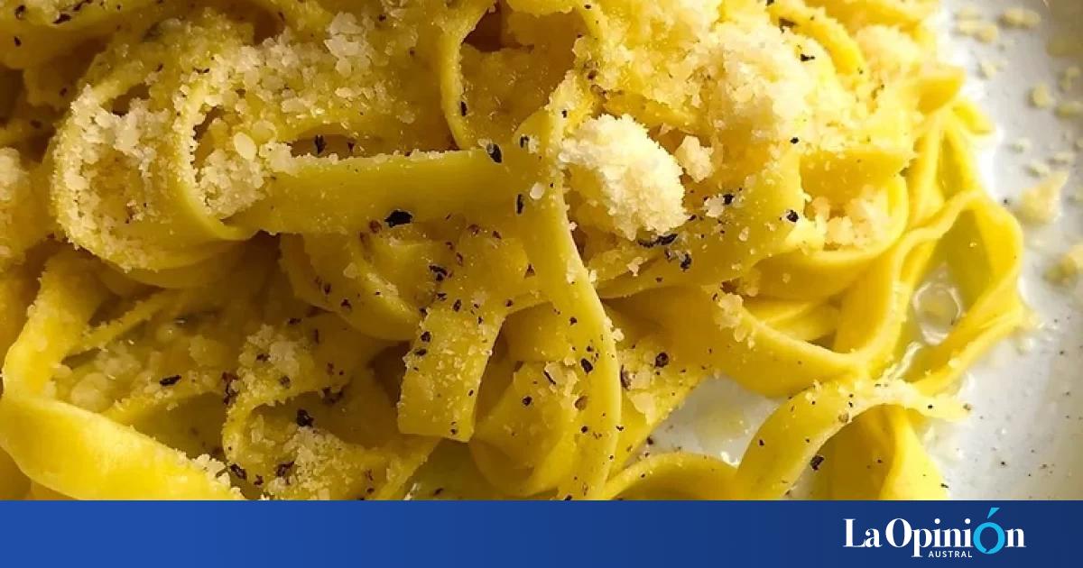Receta de fideos caseros al huevo con salsa mixta | La Opinión Austral