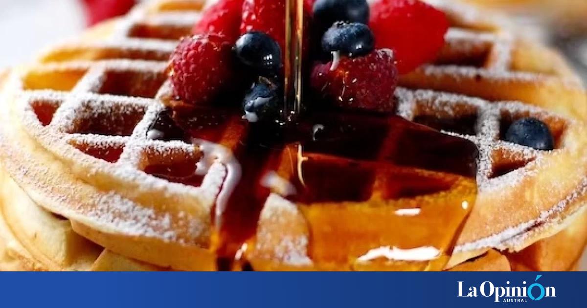 Receta fácil de waffles dulces para disfrutarlos recién preparados en ...