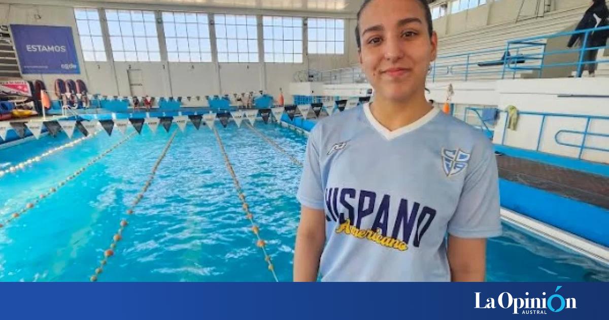 La nadadora Dana García con tan solo 15 años realizó un año a la ...