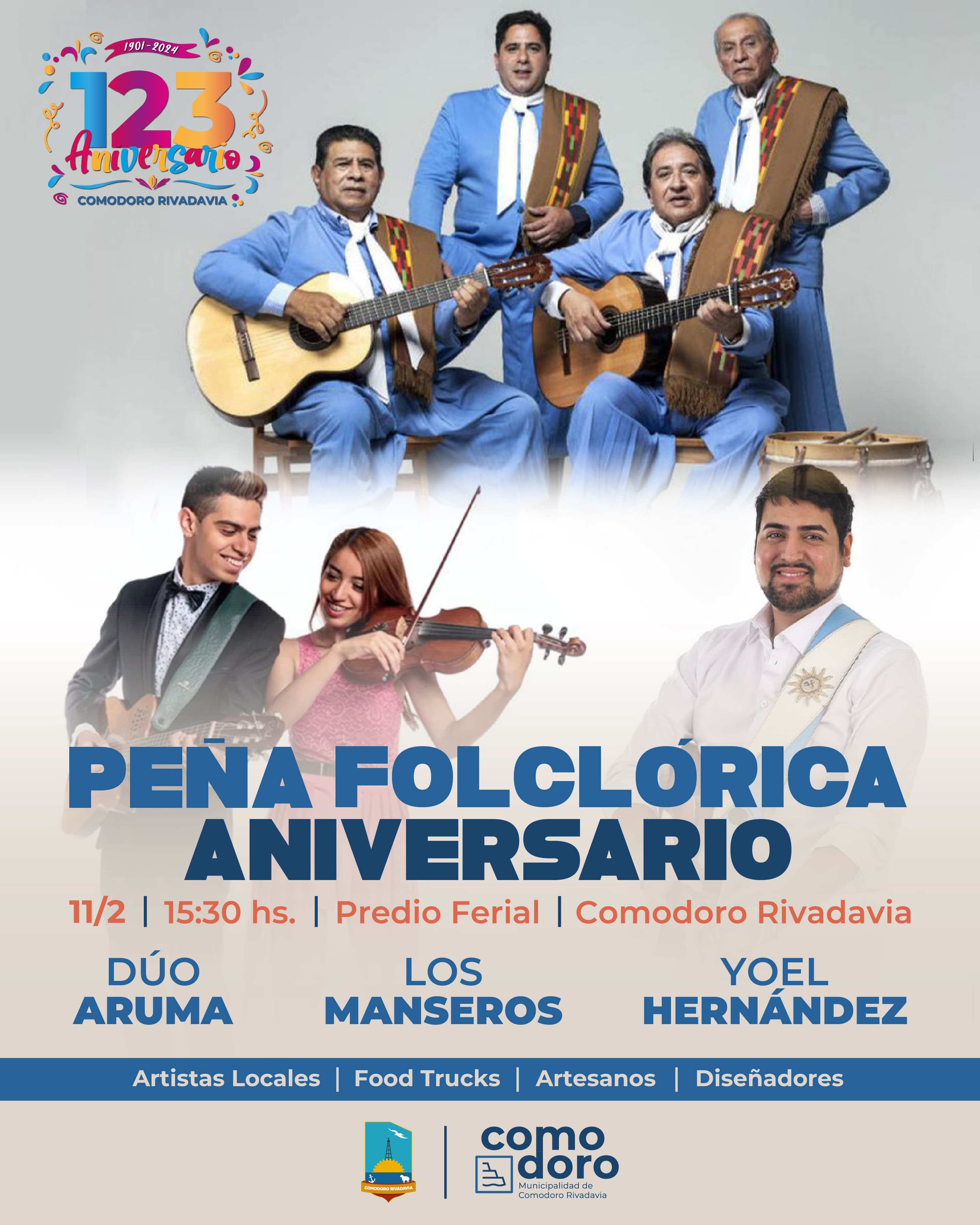 Arrancan los festejos por el 123° Aniversario de Comodoro con una gran ...