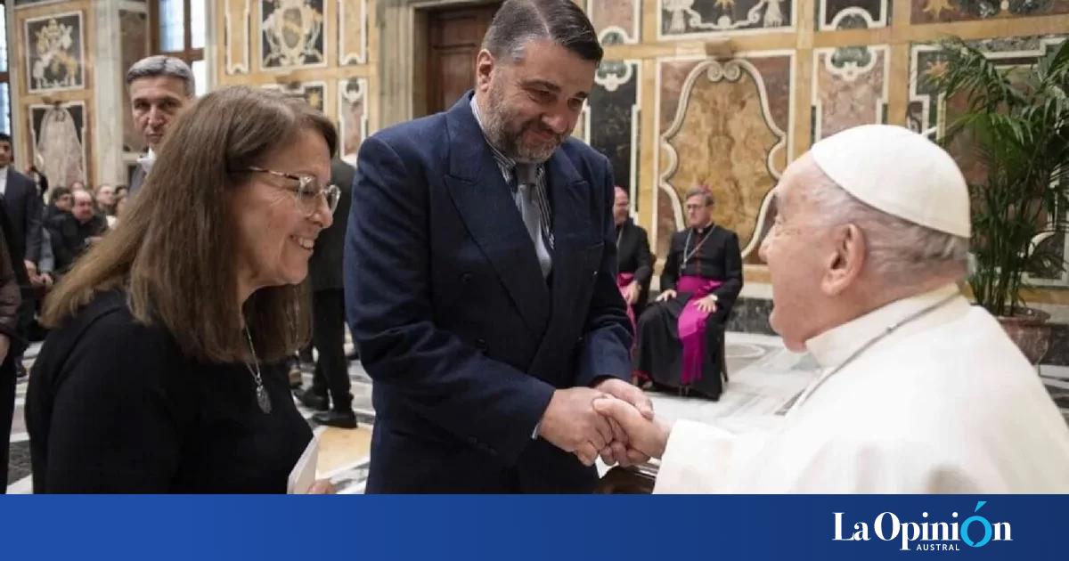 Así fue el encuentro entre Perusini, el “hombre milagro” y el Papa ...