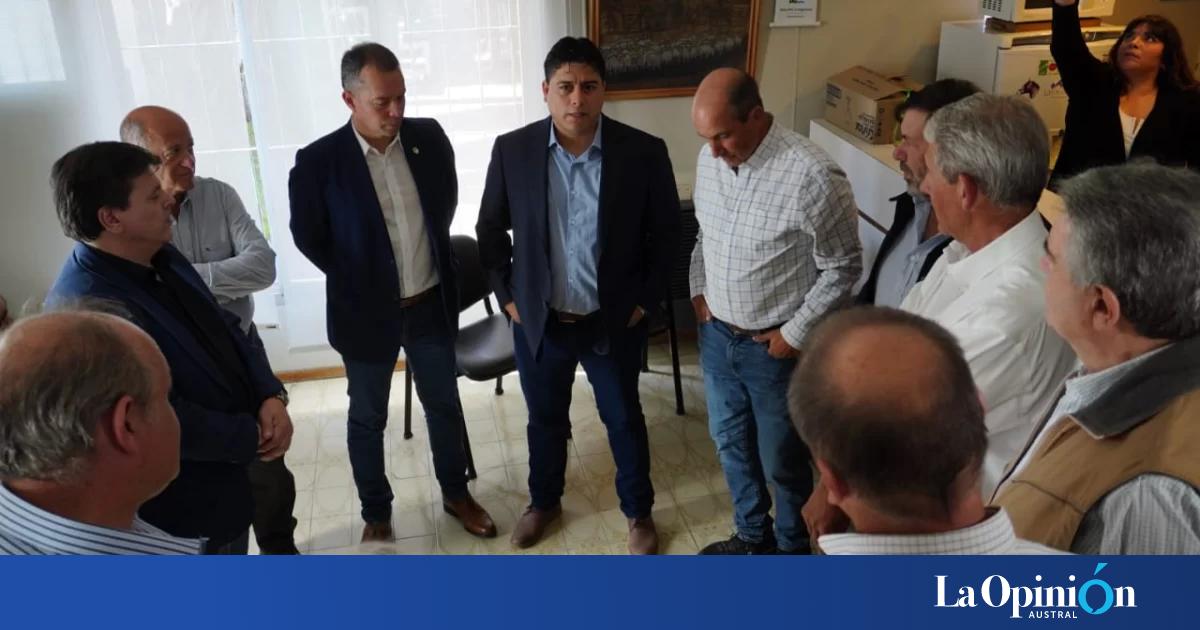 Claudio Vidal se reunió con representantes de la Sociedad Rural en Río ...