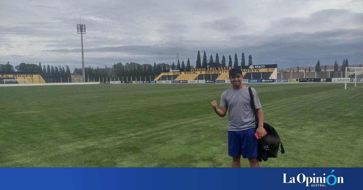 Sueño cumplido: Diego Bórquez jugará en la reserva de Deportivo Madryn ...