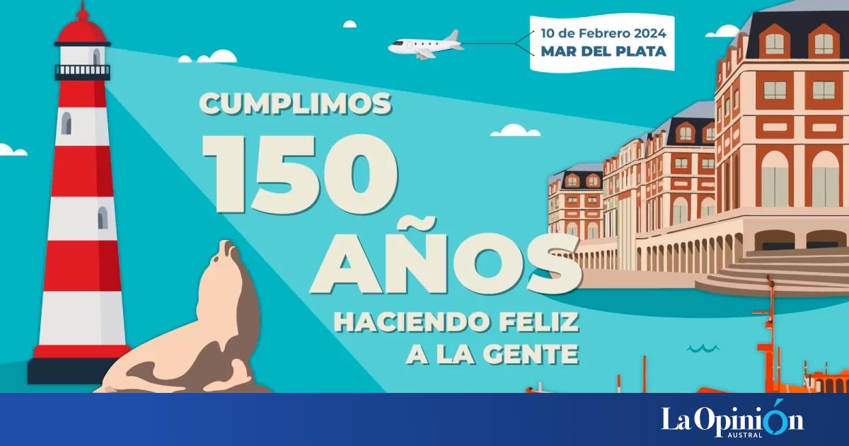 Mar del Plata cumple 150 años y lo celebra a lo grande: la grilla ...