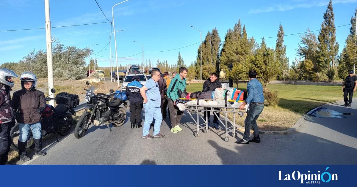 Mujer hospitalizada tras accidente en la rotonda de las Rutas 43 y 40 ...