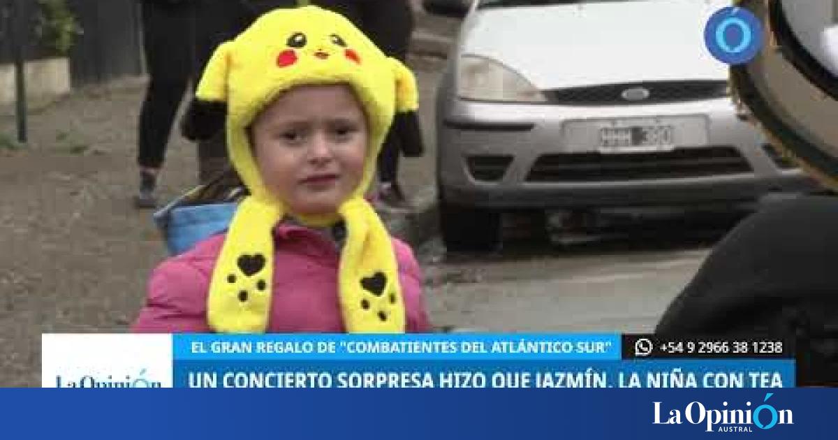 La Banda Militar sorprendió a Jazmín la nena con TEA que quedó ...