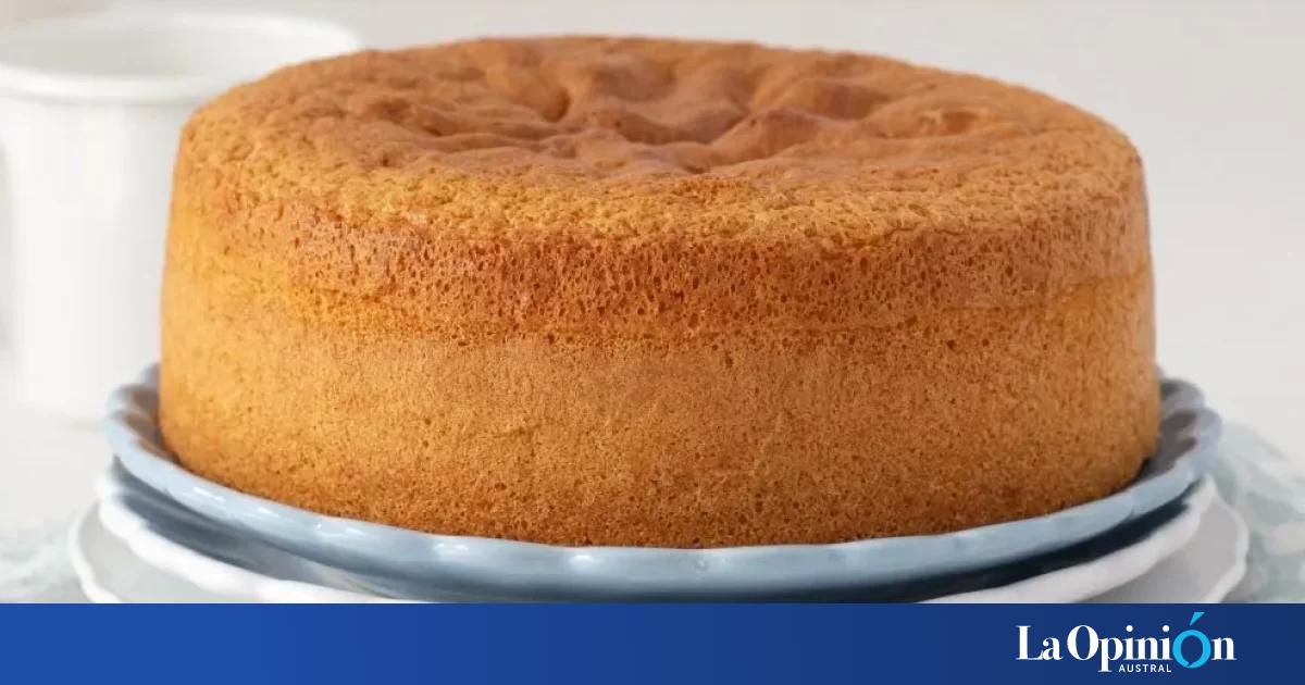 Receta de bizcochuelo casero con sólo 4 ingredientes | La Opinión Austral