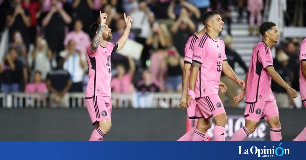 Con un doblete de Lionel Messi, el Inter Miami le ganó a Nashville por la MLS | La Opinión Austral