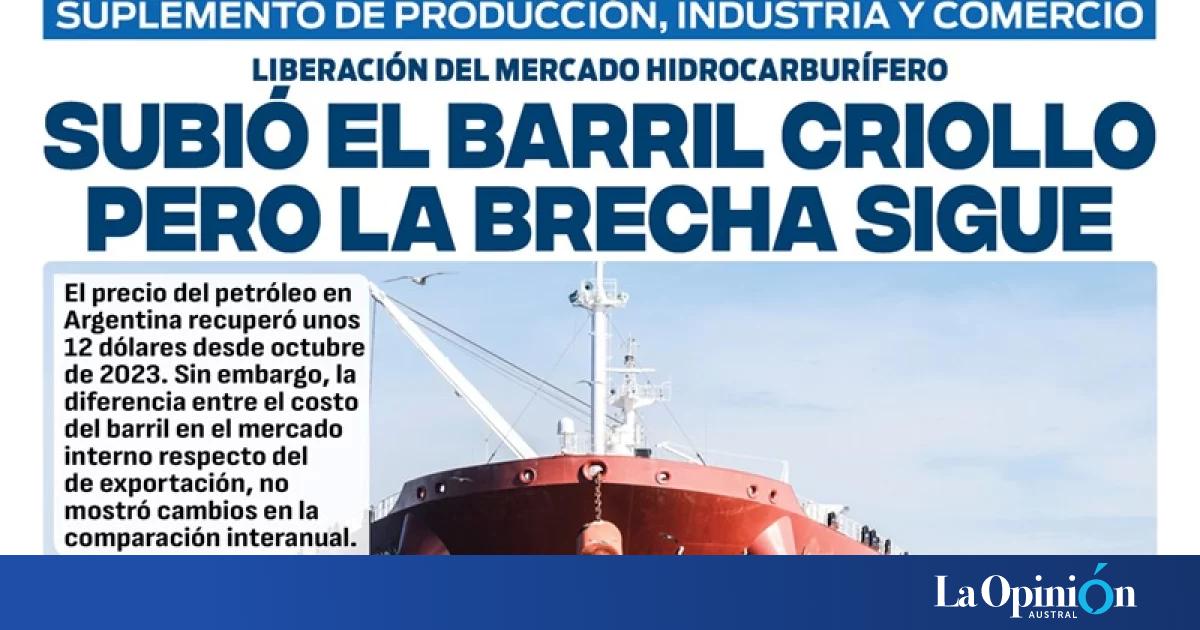 Tapa Suplemento especial de Santa Cruz Produce: Subió el barril criollo pero la brecha sigue ...