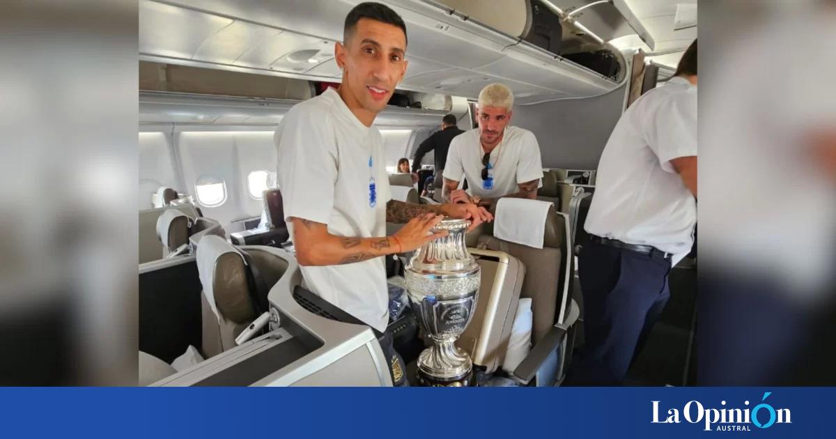 De la mano de Ángel Di María, la Copa América ya viaja de regreso a la ...