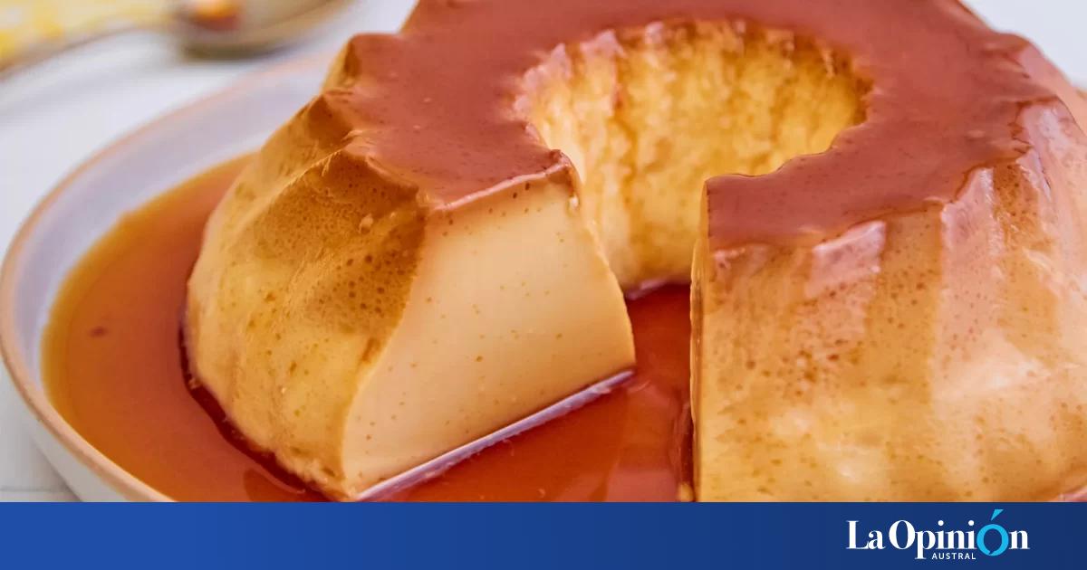 Receta de flan casero en solo 5 pasos | La Opinión Austral