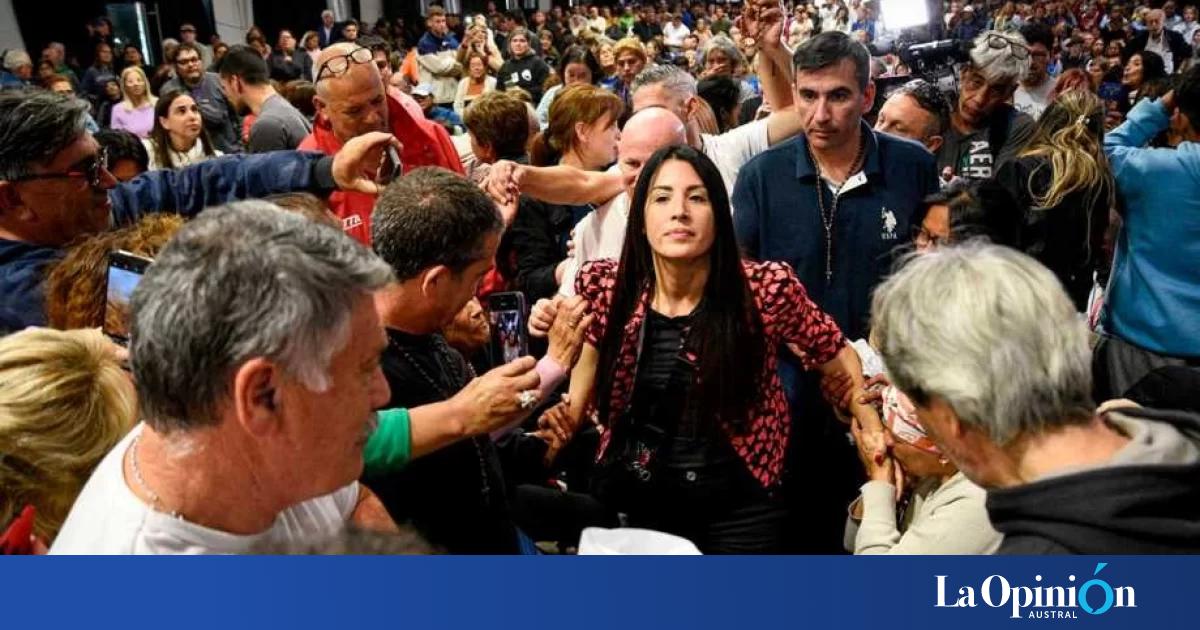 Leda Bergonzi juntó más 5.000 personas en una ciudad de la Patagonia ...