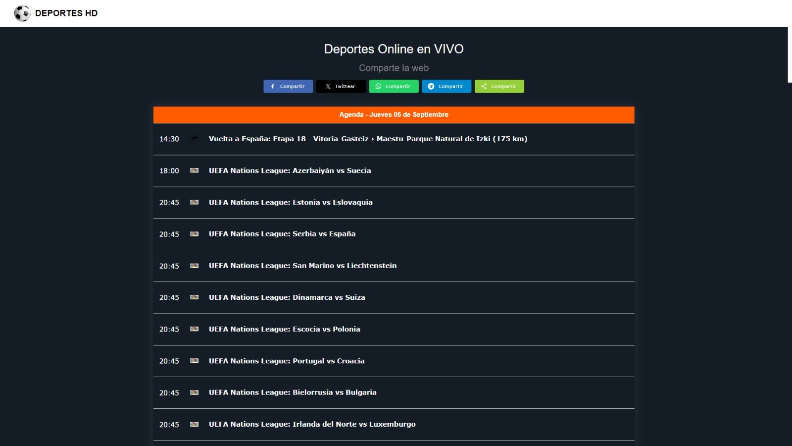 Qué es “Deporte Libre”, el sitio online y gratis que ofrece ver fútbol ...