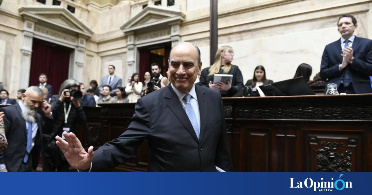 Guillermo Francos terminó abruptamente su exposición por los incidentes ...
