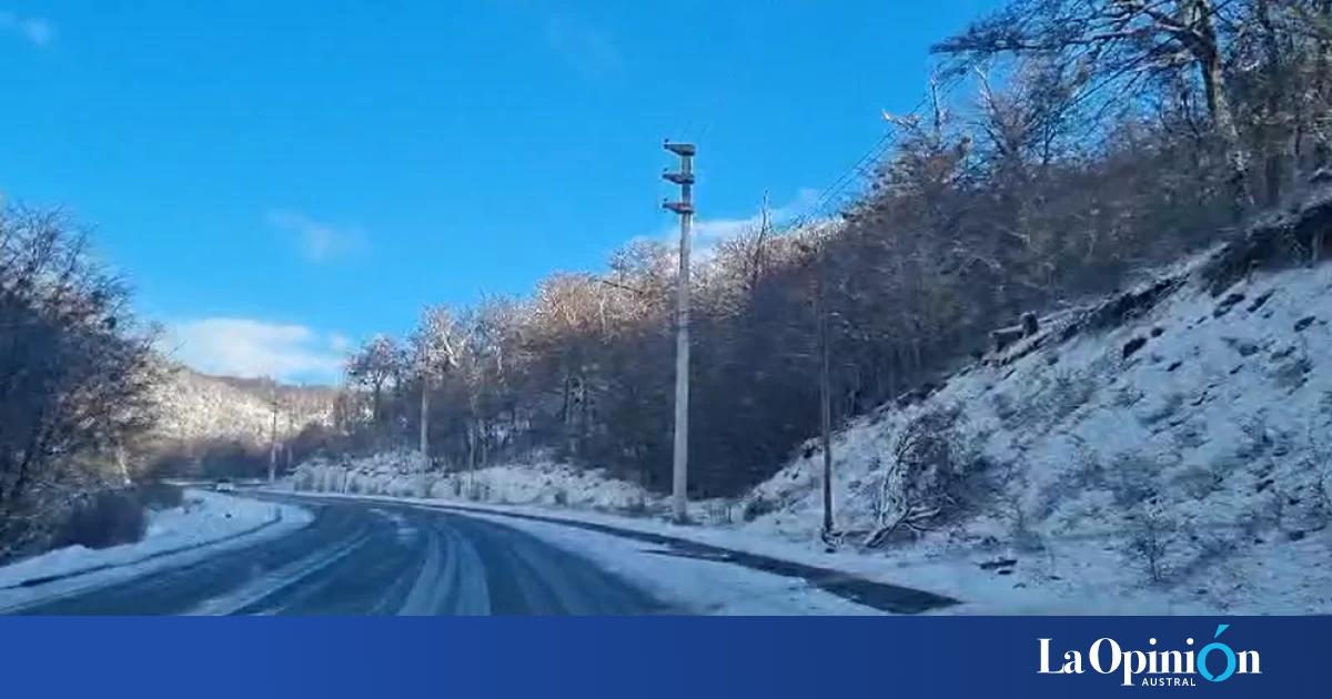 La nieve cubrió la ciudad de Río Turbio: cómo estará el clima este ...