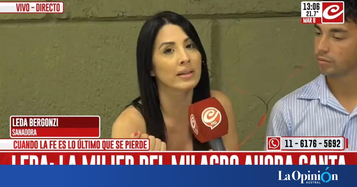 Leda Bergonzi reveló que podría reunirse con el Papa Francisco ...