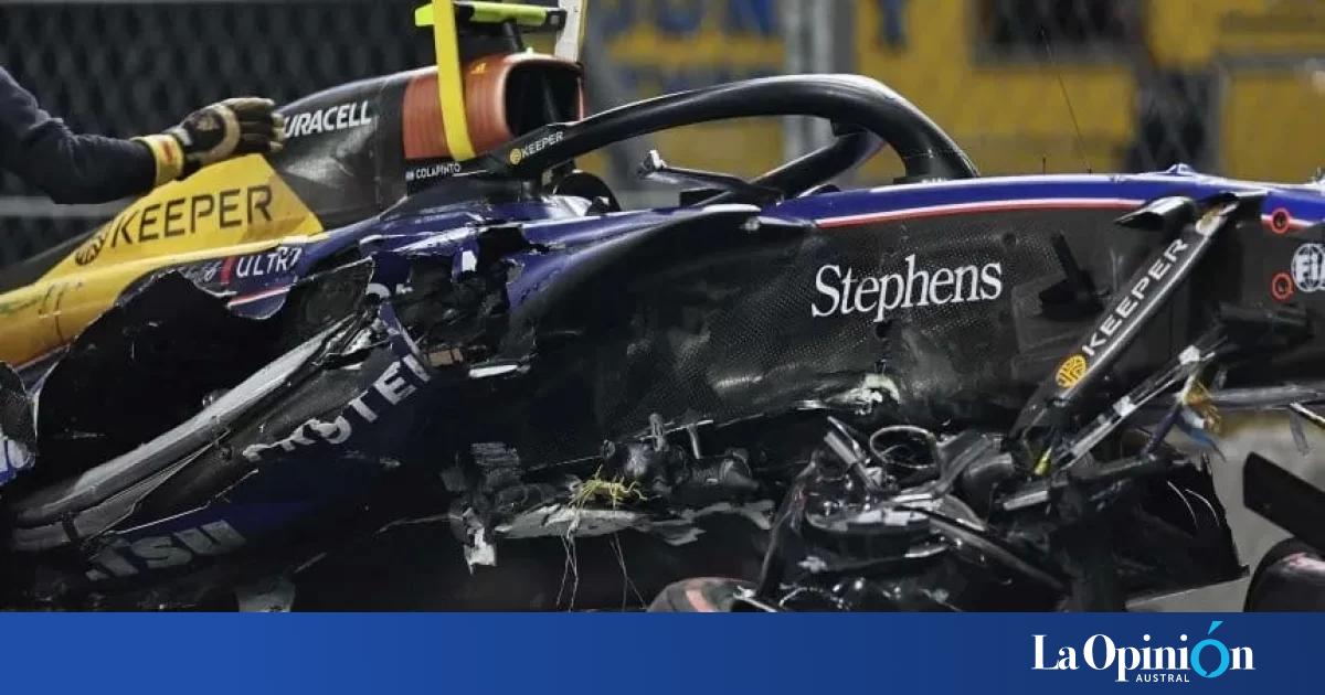 Video: así fue el accidente de Franco Colapinto en la Fórmula 1 | La Opinión Austral