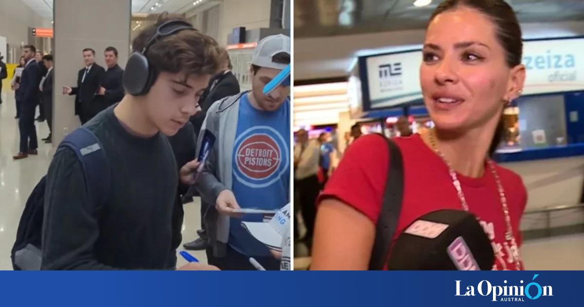 Video. Franco Colapinto llegó a Las Vegas tras su cita con la China ...