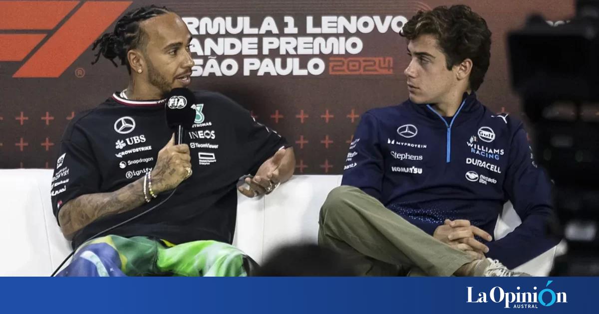 Franco Colapinto y Lewis Hamilton: La historia detrás de una foto que ...