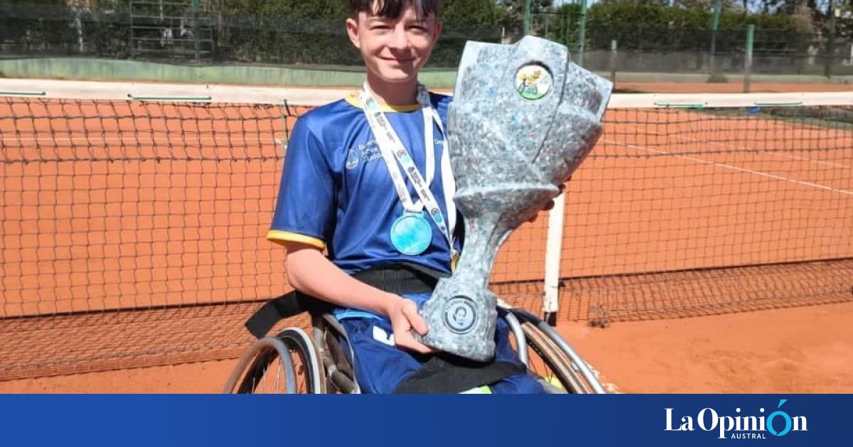 Ian Davidson: de Río Gallegos al tenis adaptado internacional, una ...