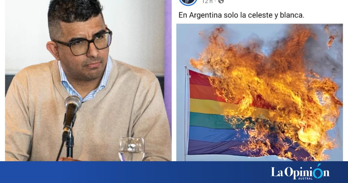 La Justicia falló contra Jairo Guzmán por la publicación de la bandera LGBT en llamas y lo citó ...