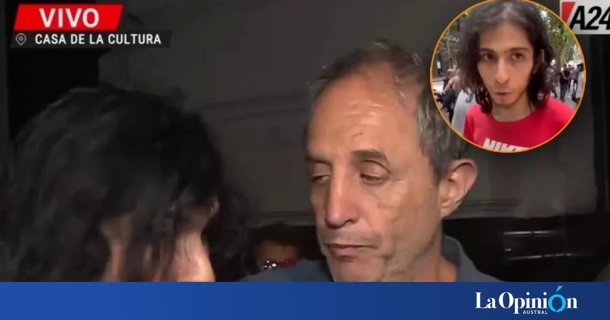 Quién es el joven que irrumpió en el velatorio de Jorge Lanata con ...