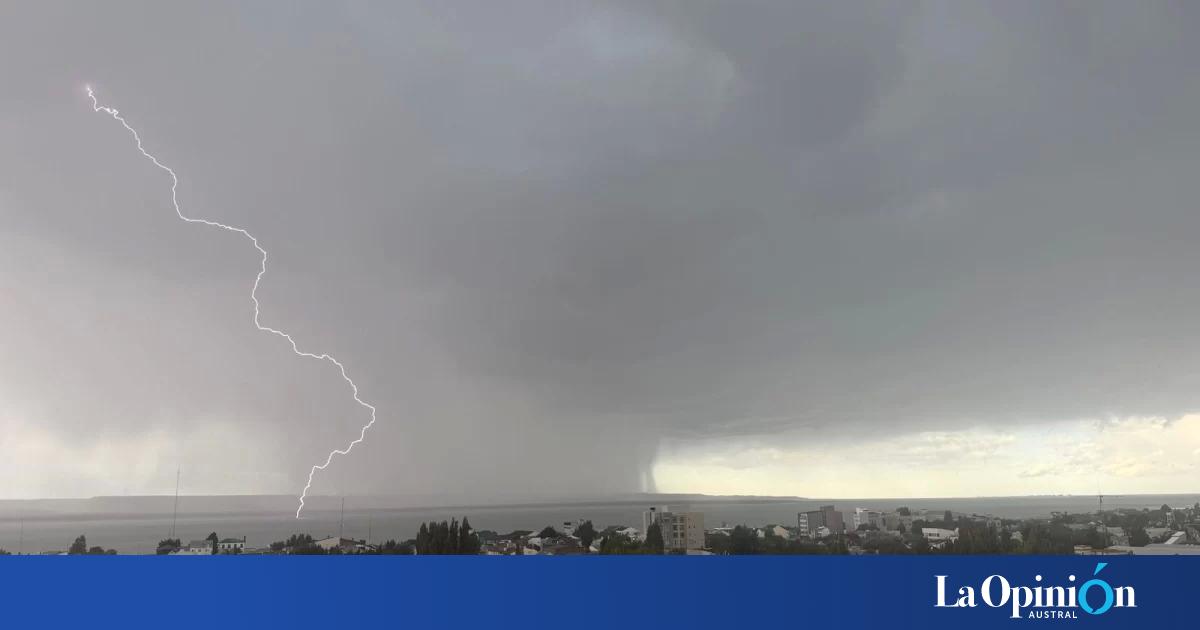 La impactante imagen de la tormenta eléctrica que sorprendió a Río ...