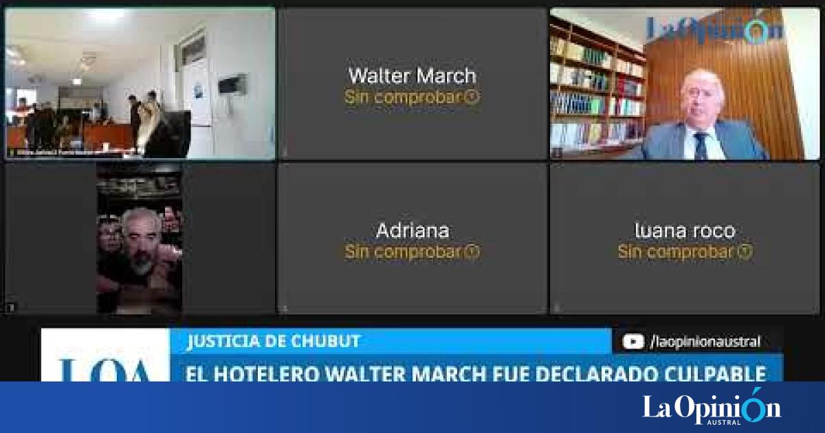 El hotelero Walter March fue declarado culpable de homicidio a la ...