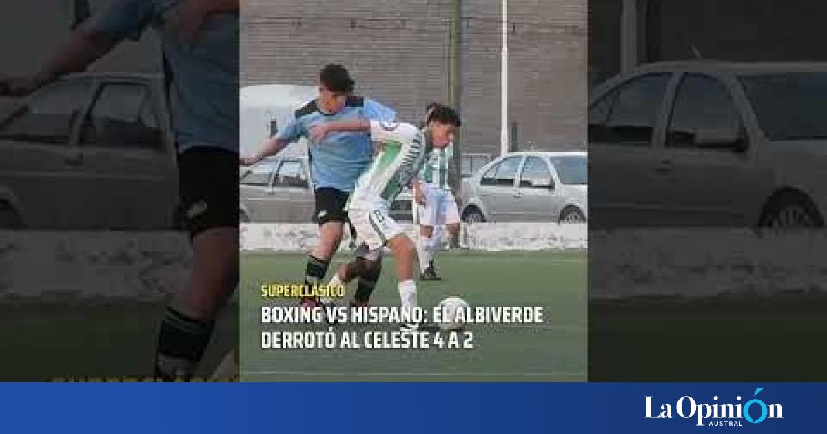 Boxing venció a Hispano en el clásico de Río Gallegos y es el único ...