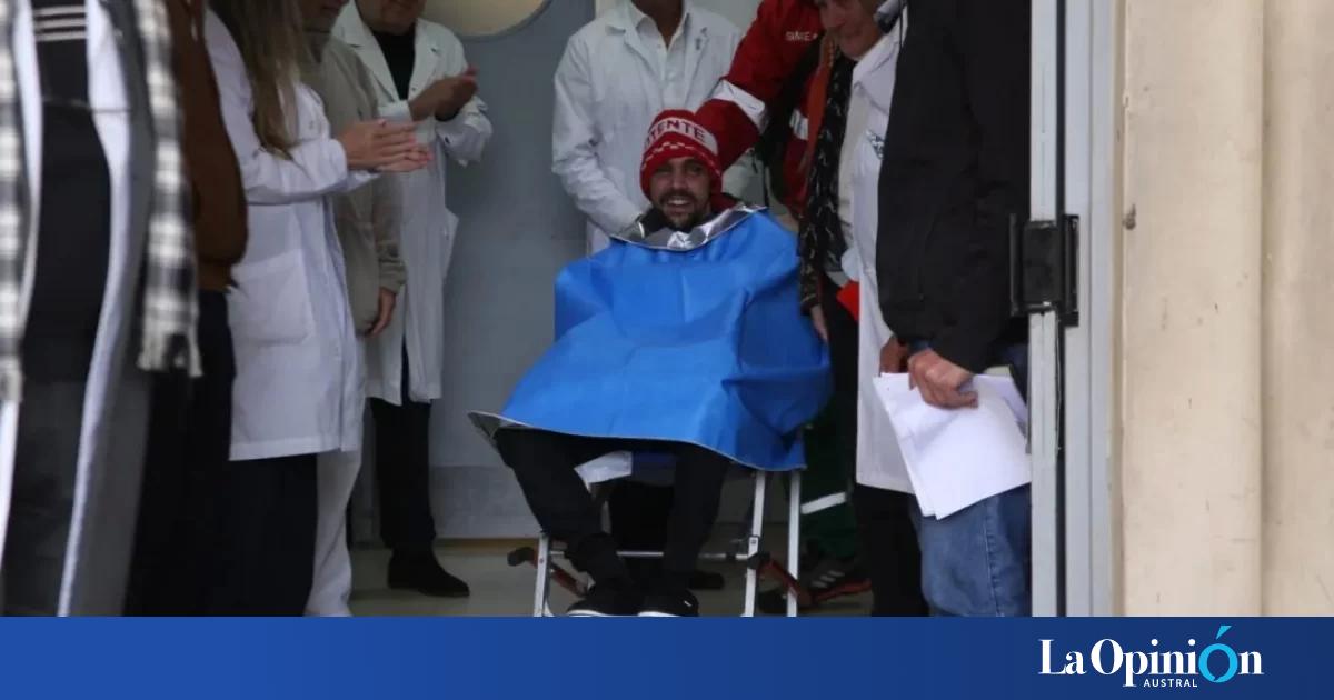 Pablo Grillo fue dado de alta tras casi tres meses hospitalizado tras ...