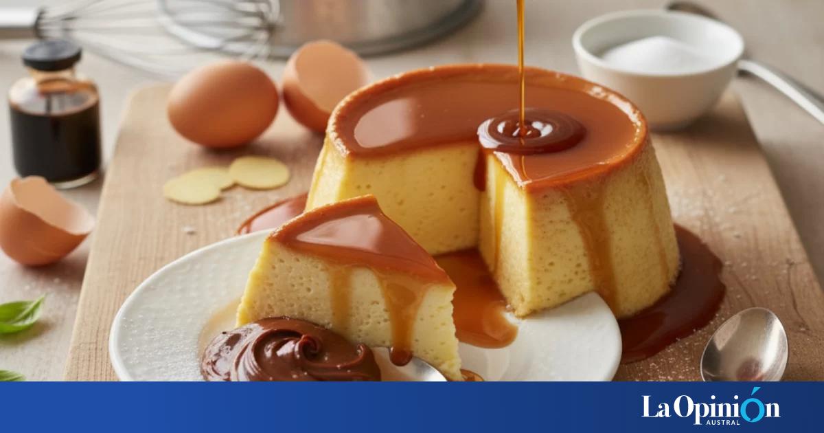 Postre irresistible: receta de flan casero de vainilla con dulce de ...
