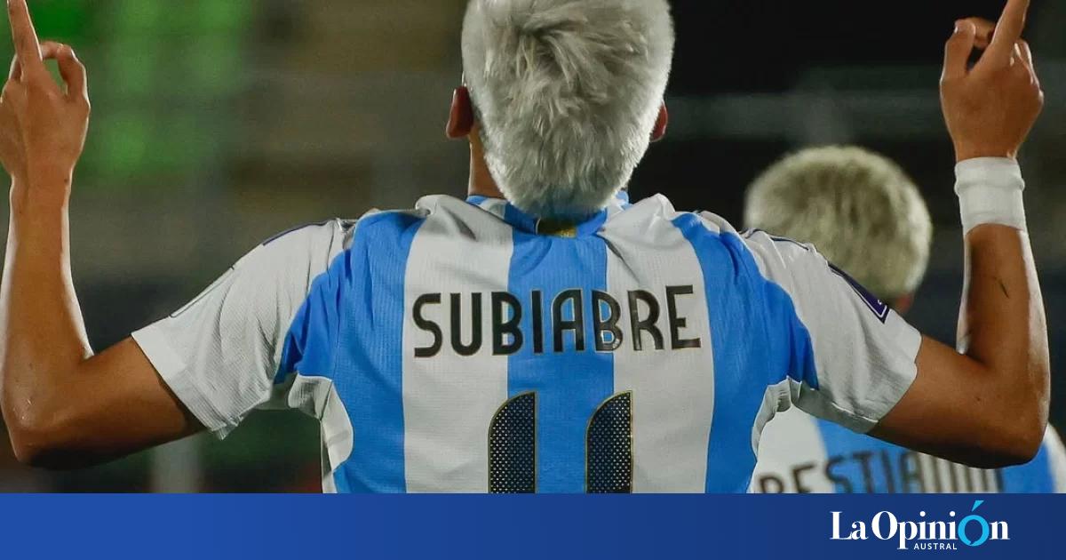 Ian Subiabre, el crack patagónico: dos goles en 61 minutos y un impacto ...
