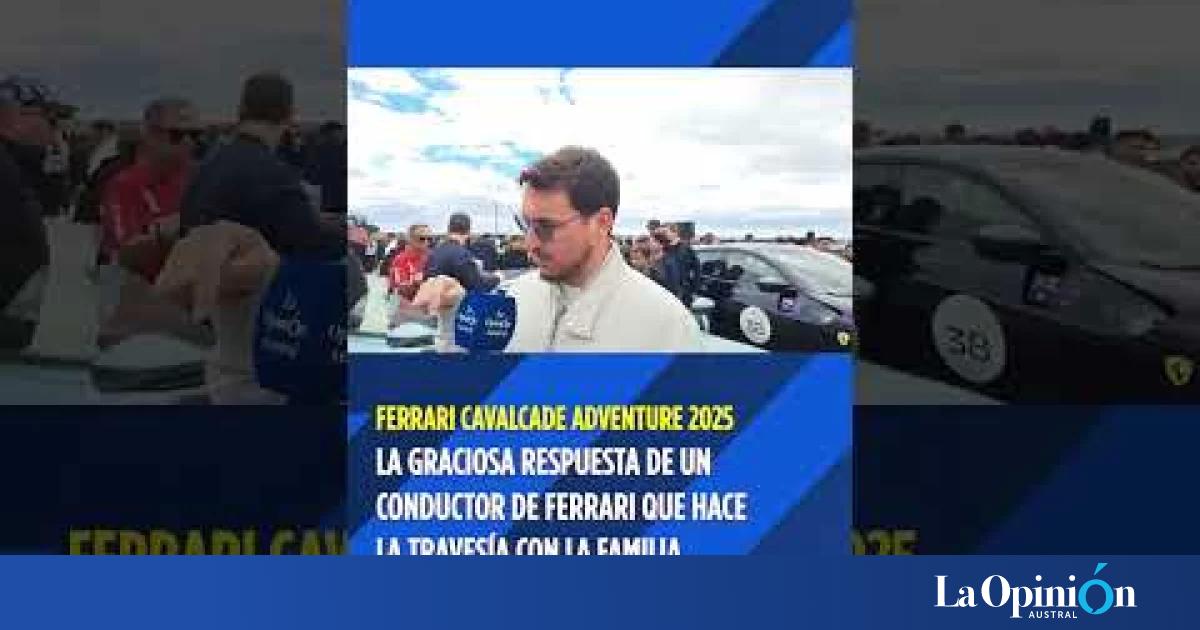 Mexicano conductor en la Ferrari Cavalcade Adventure 2025 bromeó acerca ...