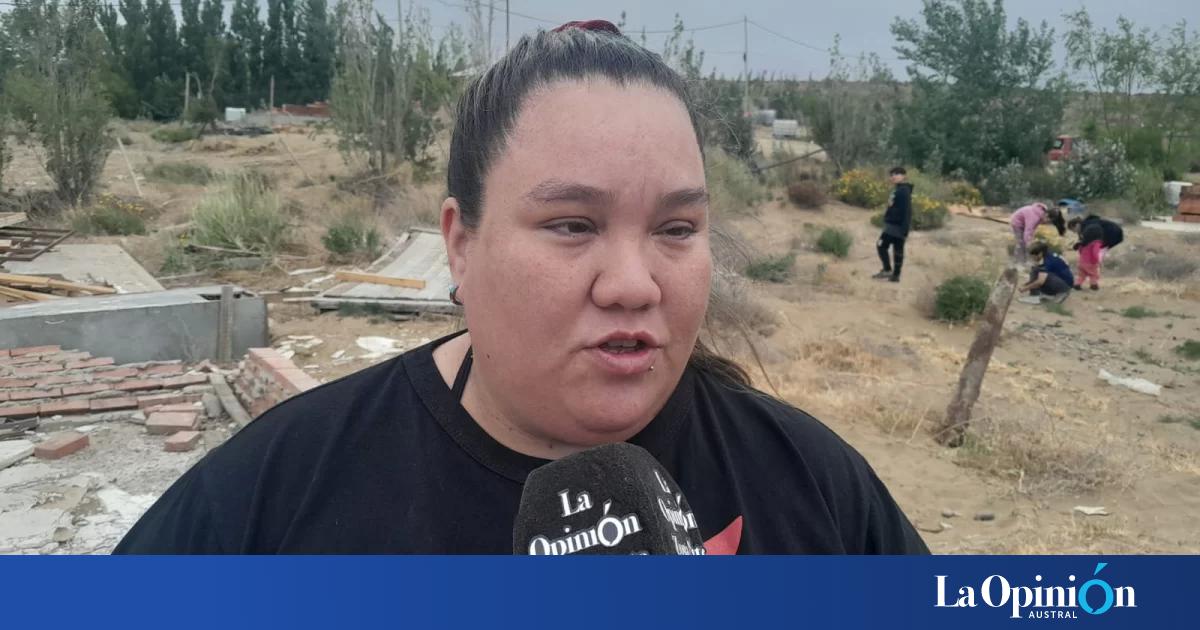 El temporal destrozó su casa en dos oportunidades y pide ayuda a la ...